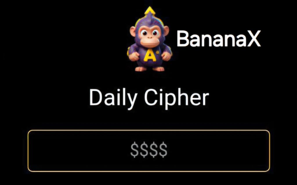 BananaX Daily Cipher 13 November - مالی3